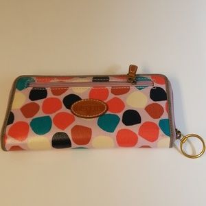 Fossil | Bags | Fossil Key Per Zip Around Wallet | Poshmark